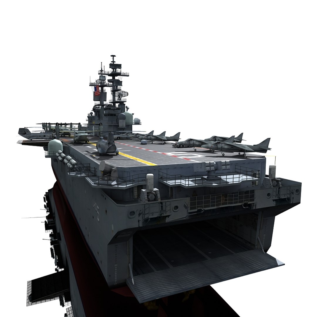 Uss Bataan Lhd-5 3d 3ds