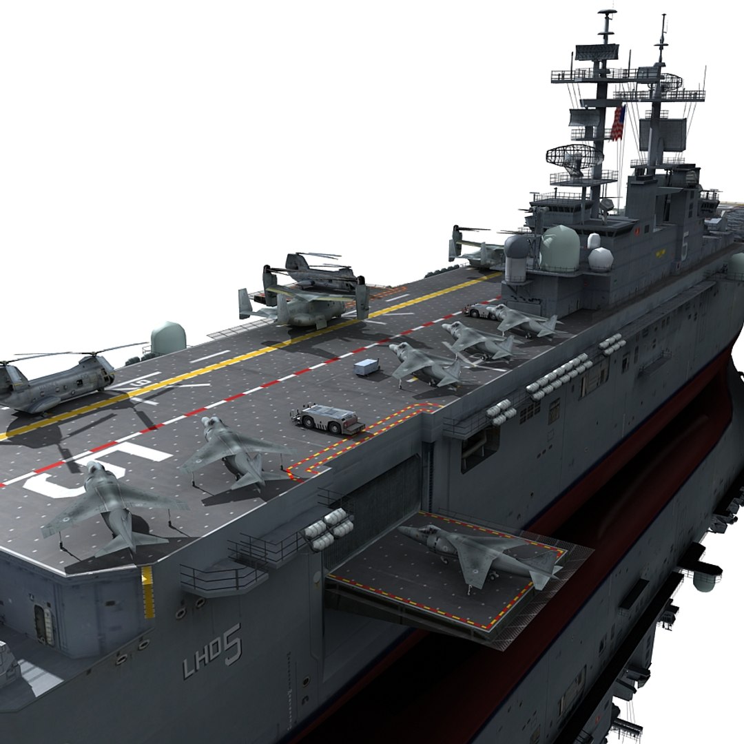 uss bataan lhd-5 3d 3ds