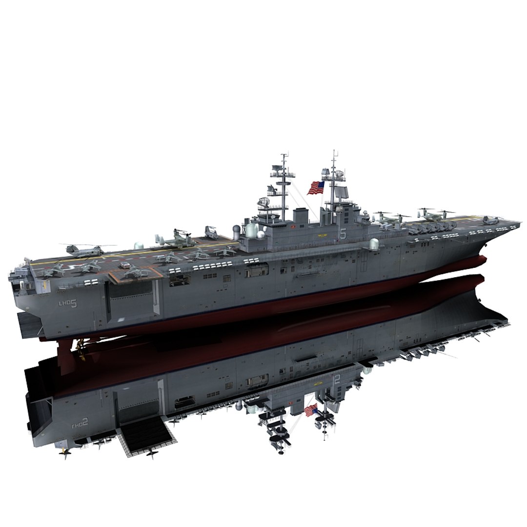 Uss Bataan Lhd-5 3d 3ds