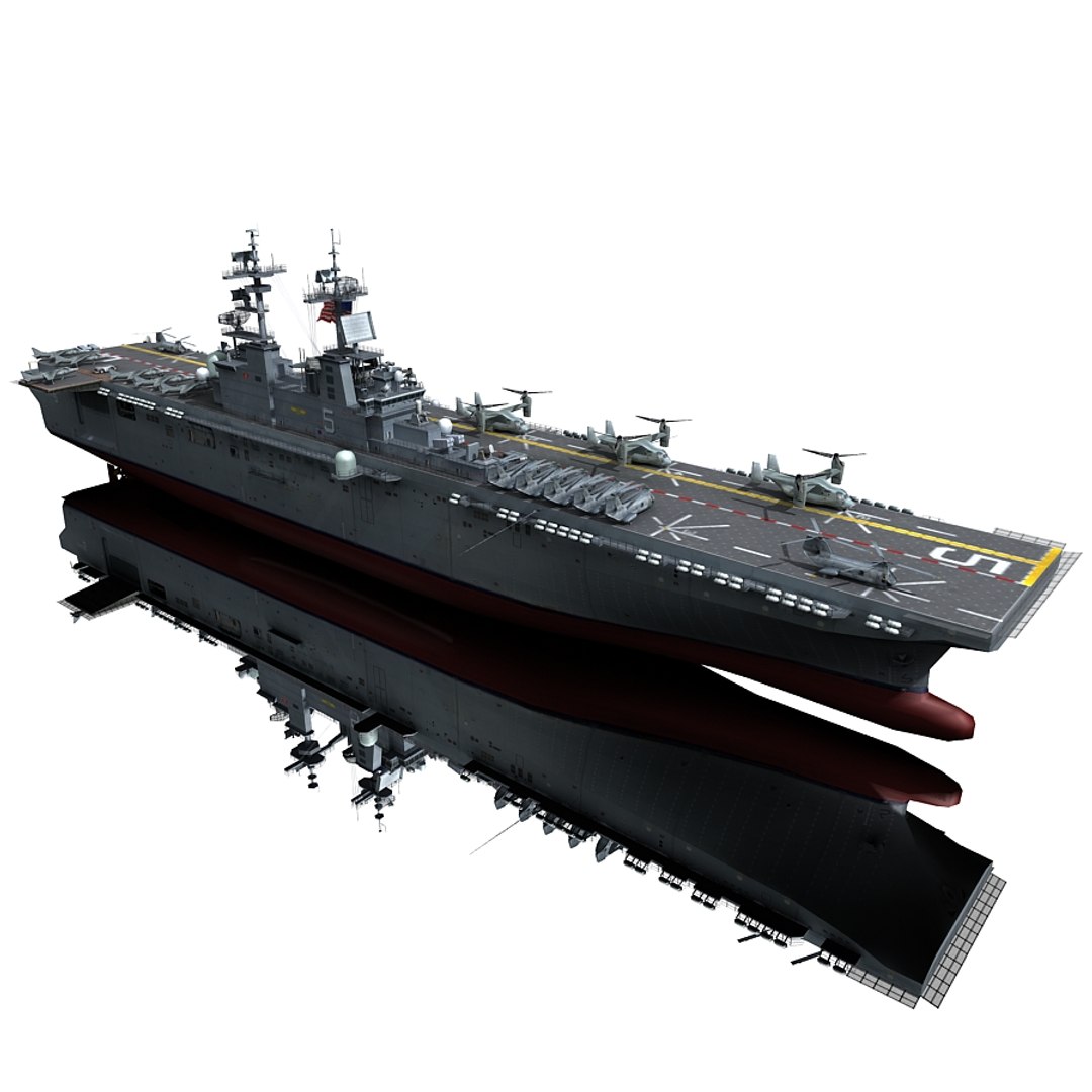 Uss Bataan Lhd-5 3d 3ds
