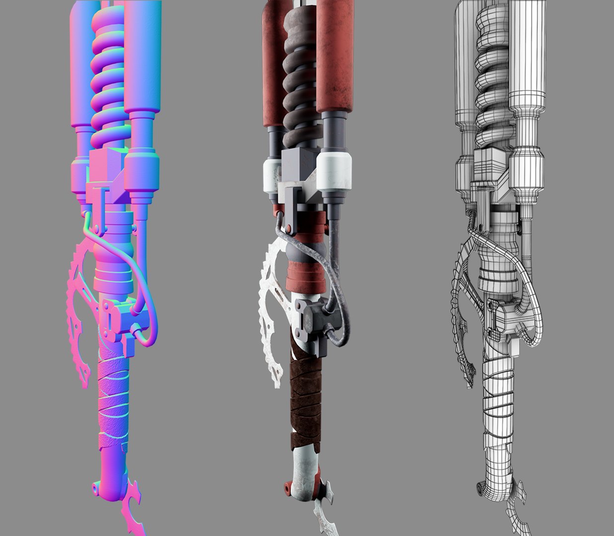 3D Bicycle Sword Model - TurboSquid 2260130