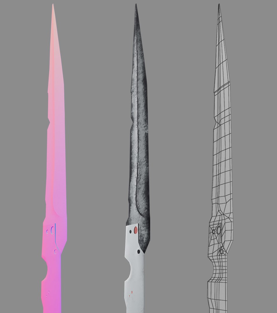 3D Bicycle Sword Model - TurboSquid 2260130