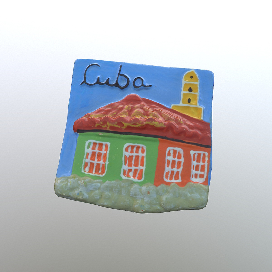 3D cuba magnet souvenir fridge model - TurboSquid 1613618