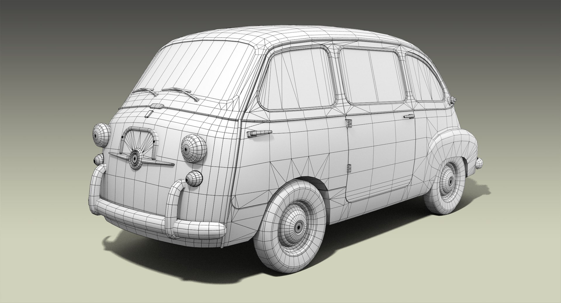 3D Fiat Multipla - TurboSquid 1337766