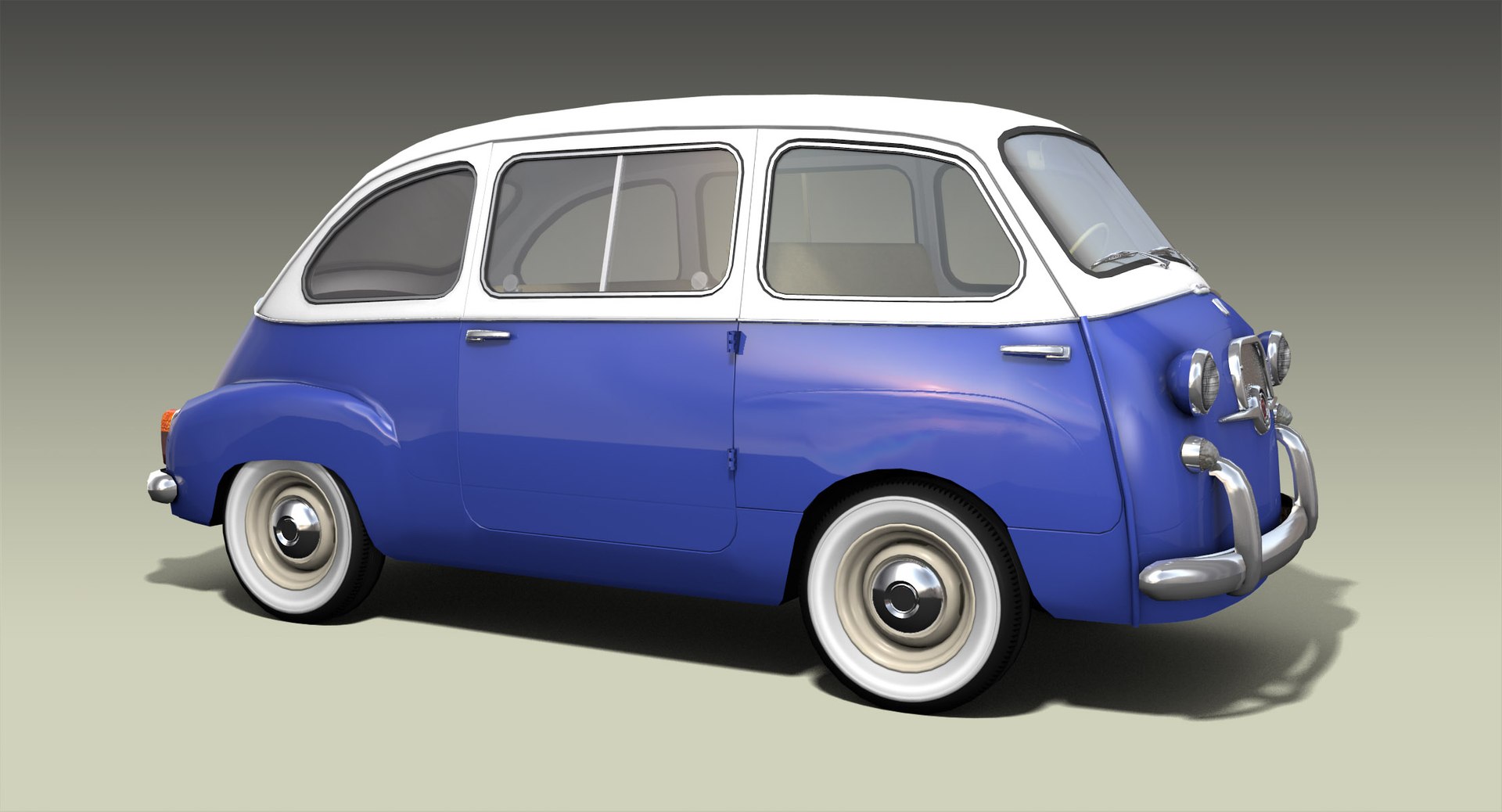 3D Fiat Multipla - TurboSquid 1337766