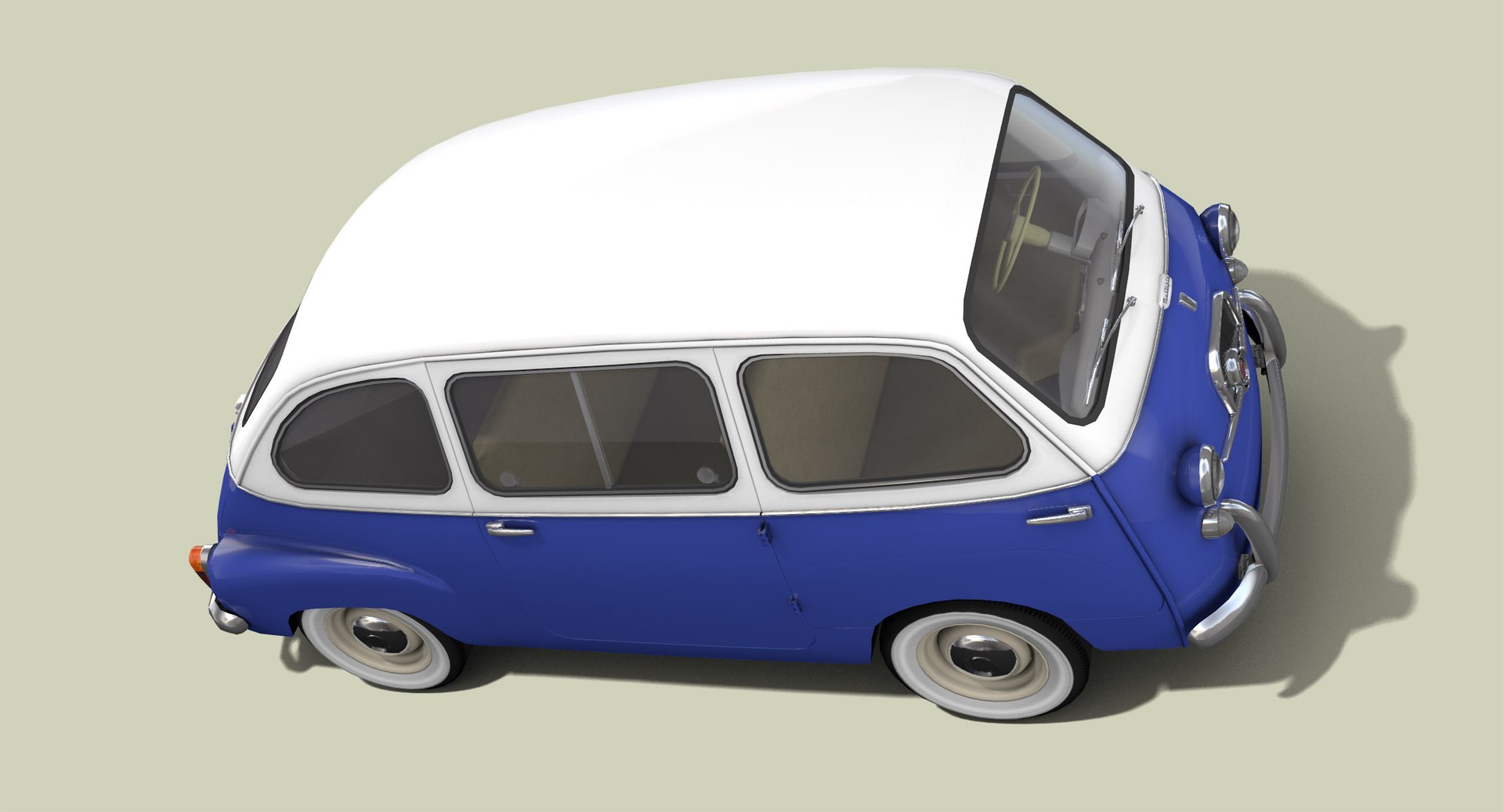 3D Fiat Multipla - TurboSquid 1337766
