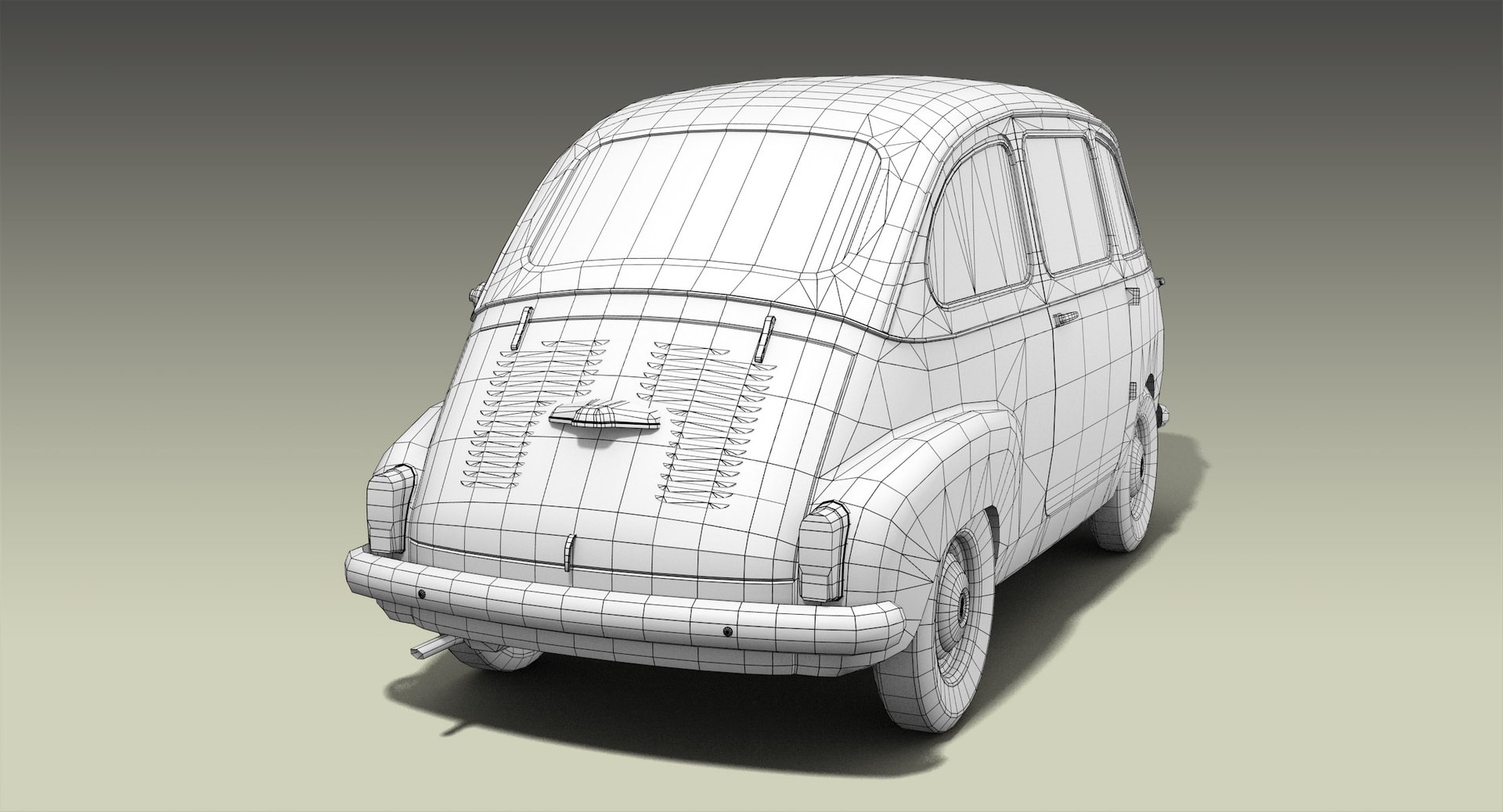 3D Fiat Multipla - TurboSquid 1337766