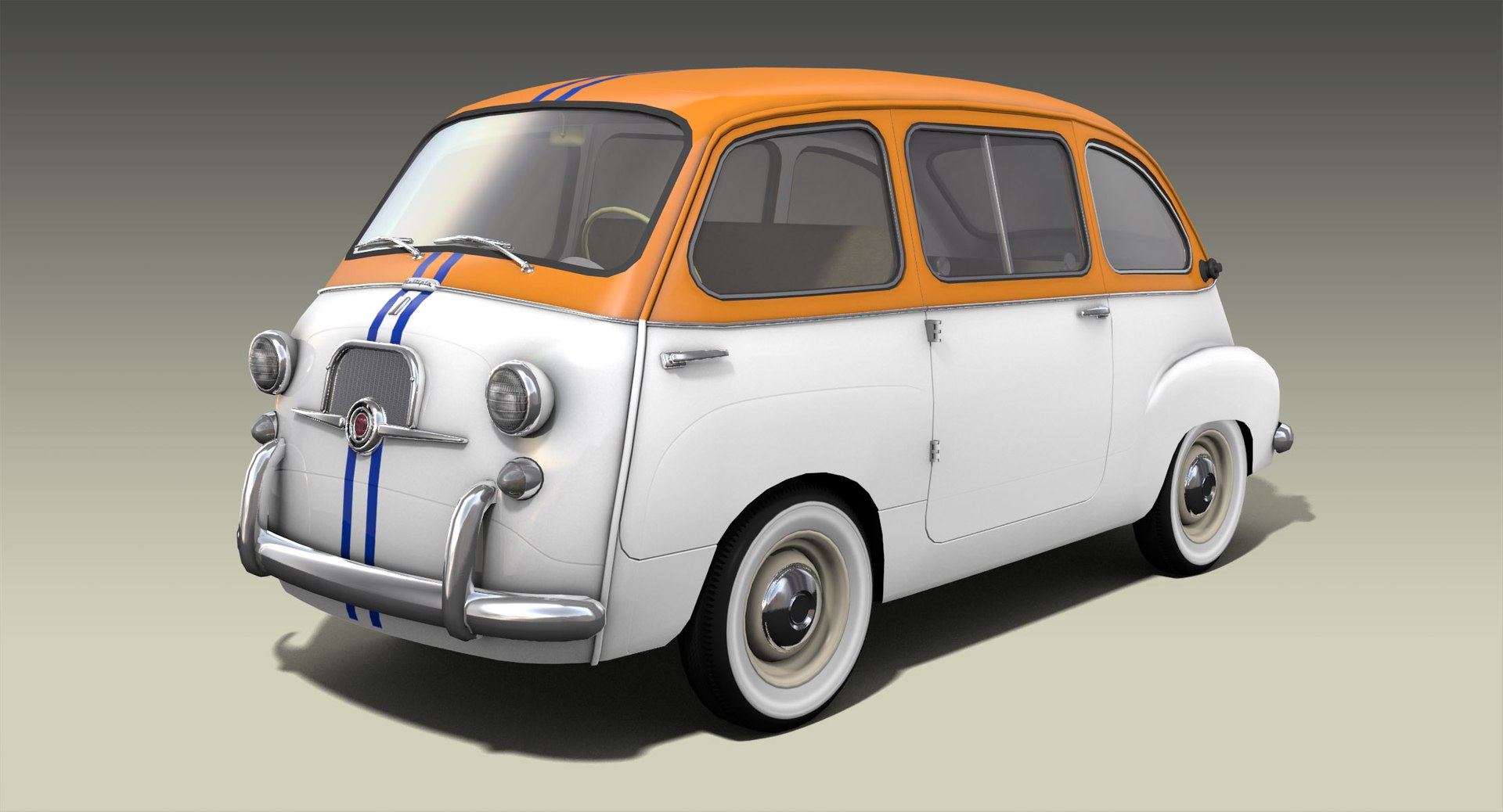 3D Fiat Multipla - TurboSquid 1337766