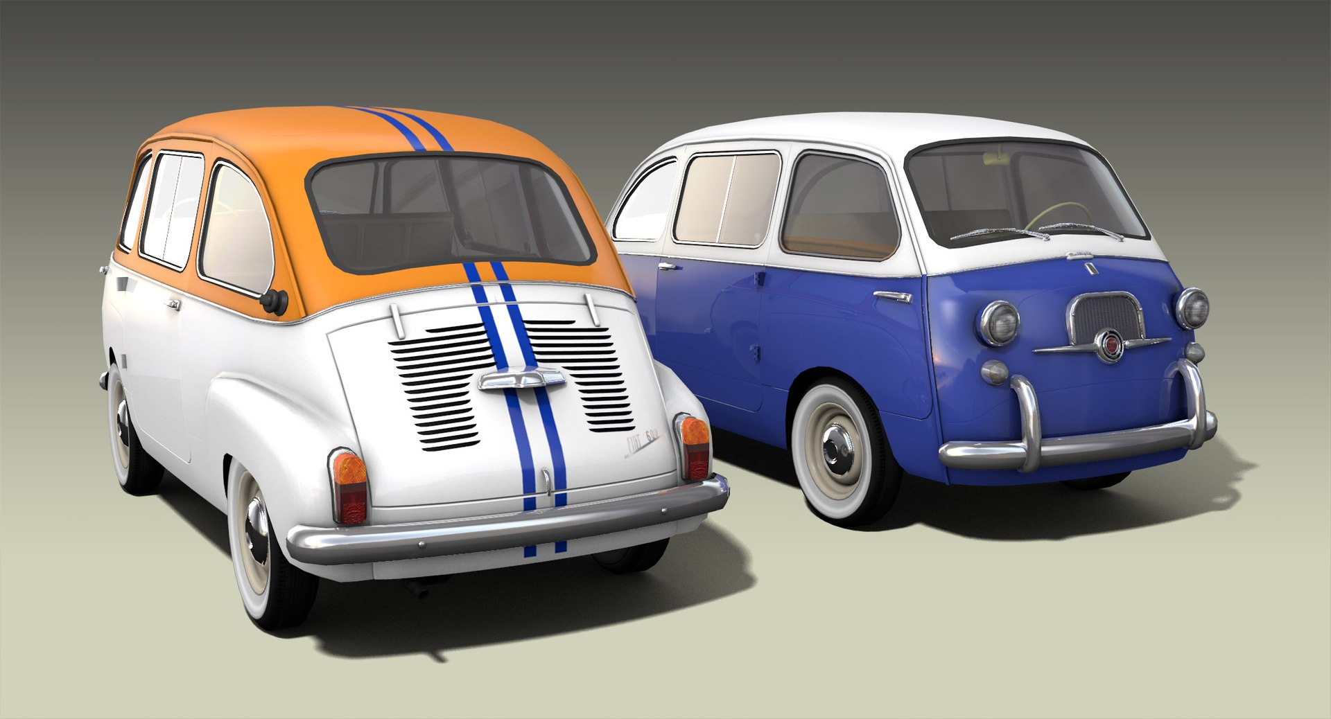 3D Fiat Multipla - TurboSquid 1337766