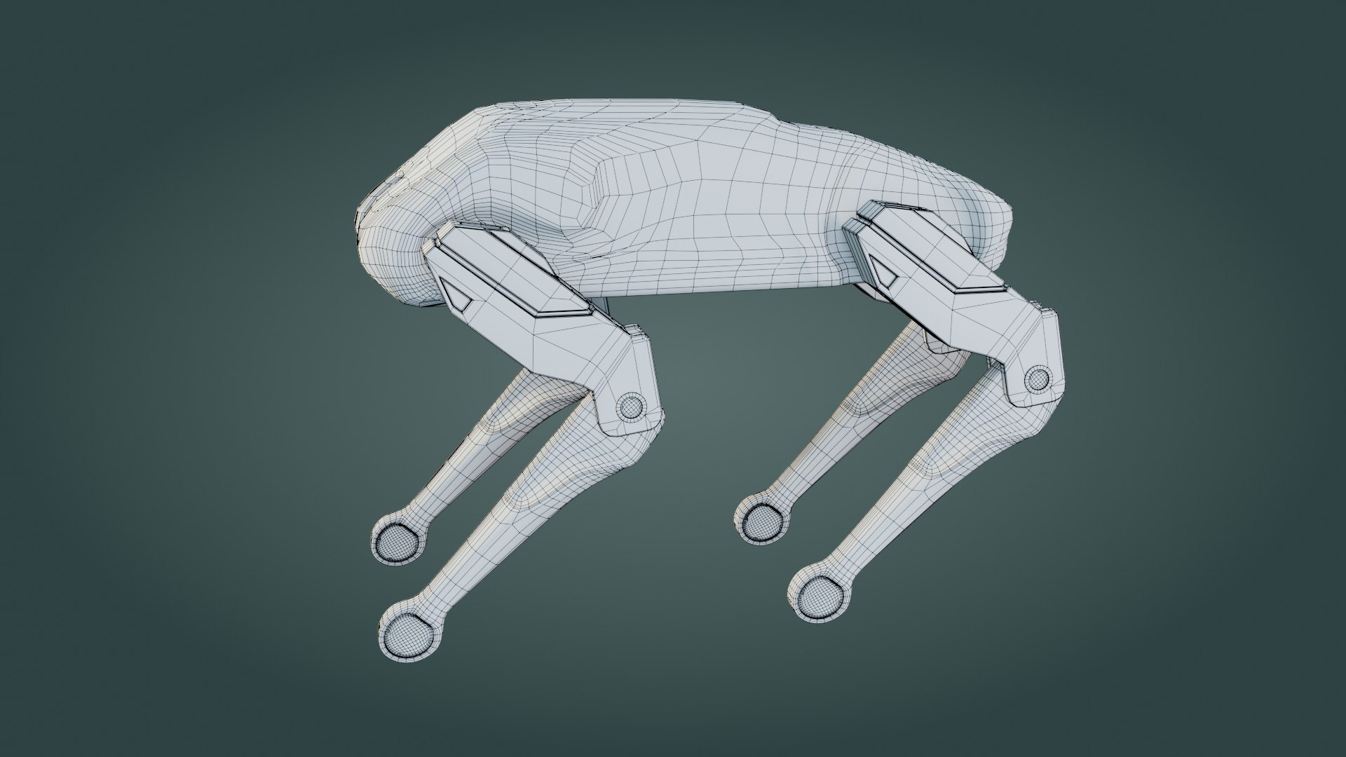 3D Model Sci-Fi Robot Dog - Low Poly - Game Ready - PBR - TurboSquid 2256979