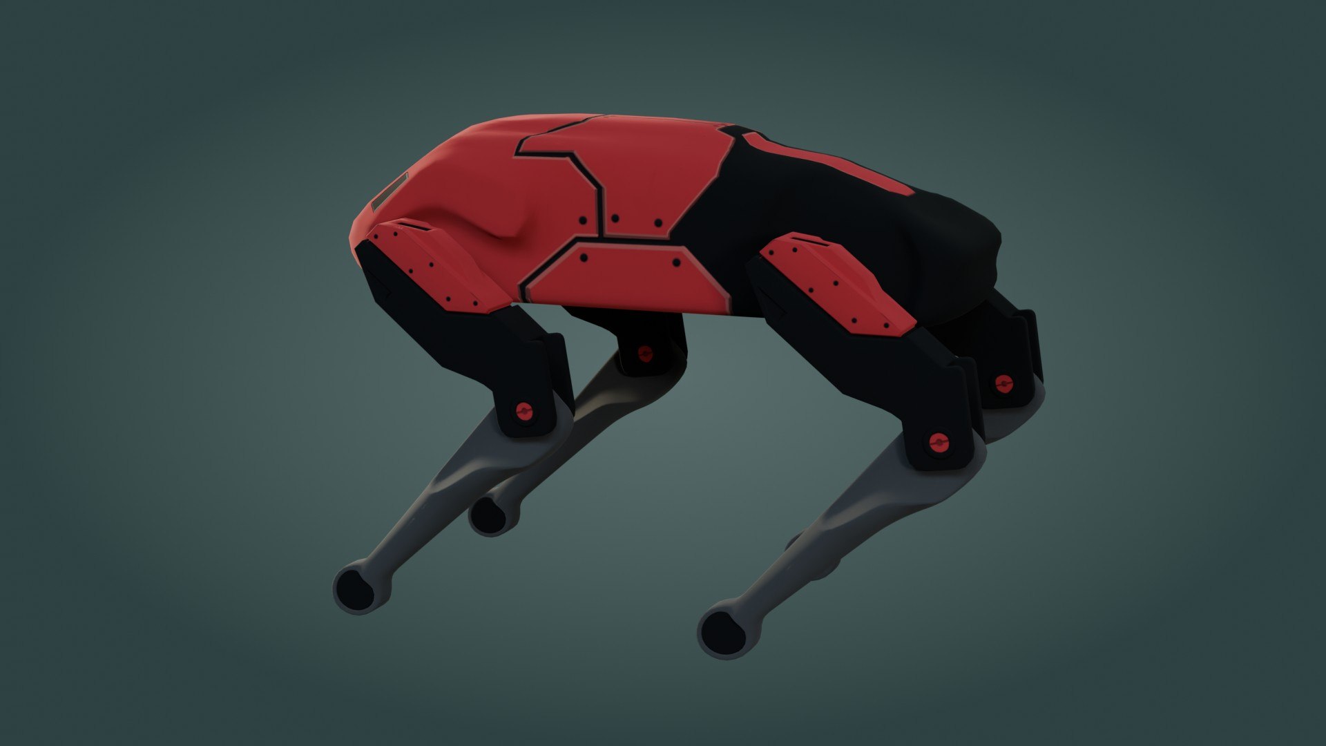 3D Model Sci-Fi Robot Dog - Low Poly - Game Ready - PBR - TurboSquid ...
