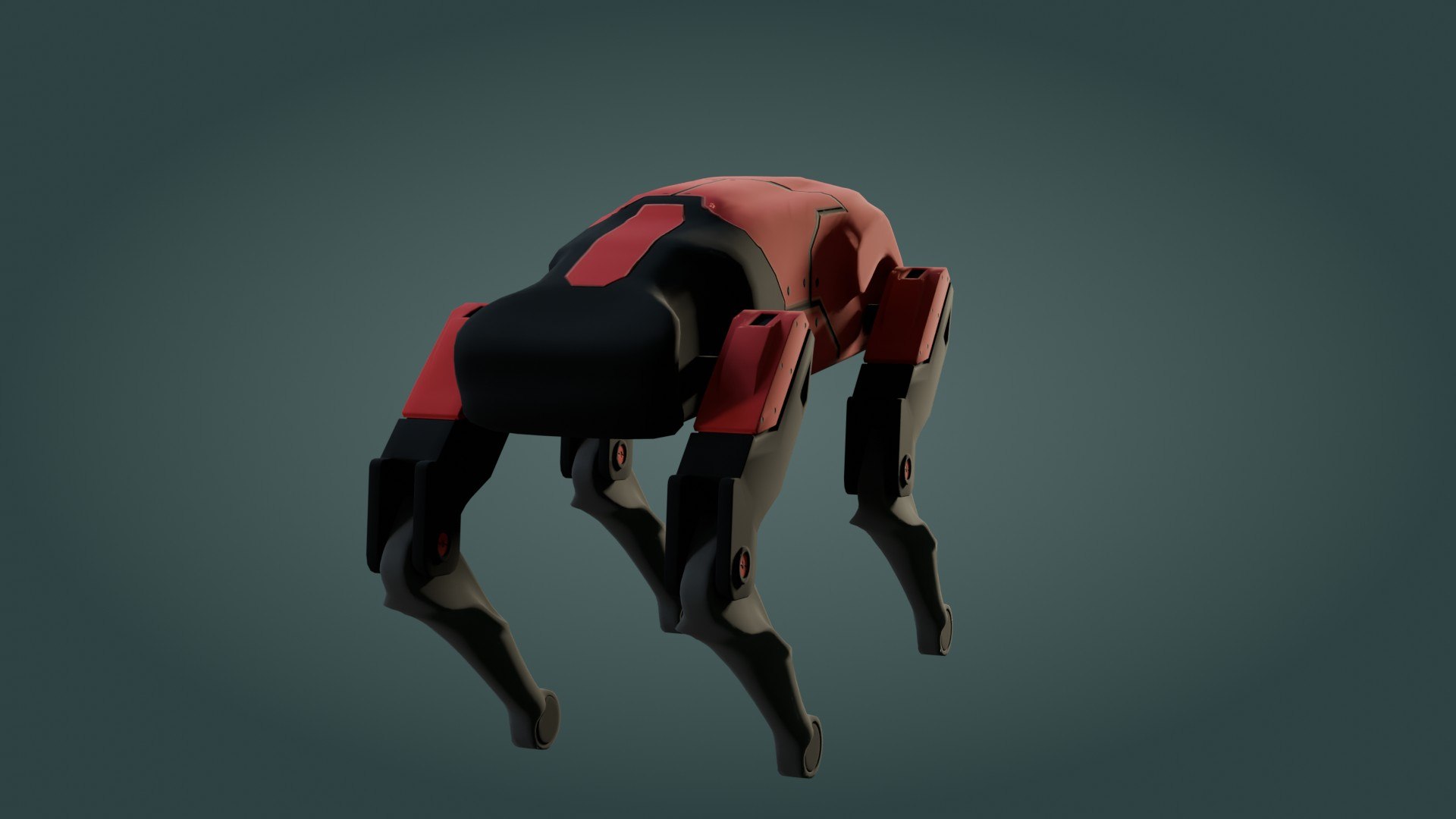 3D Model Sci-Fi Robot Dog - Low Poly - Game Ready - PBR - TurboSquid ...