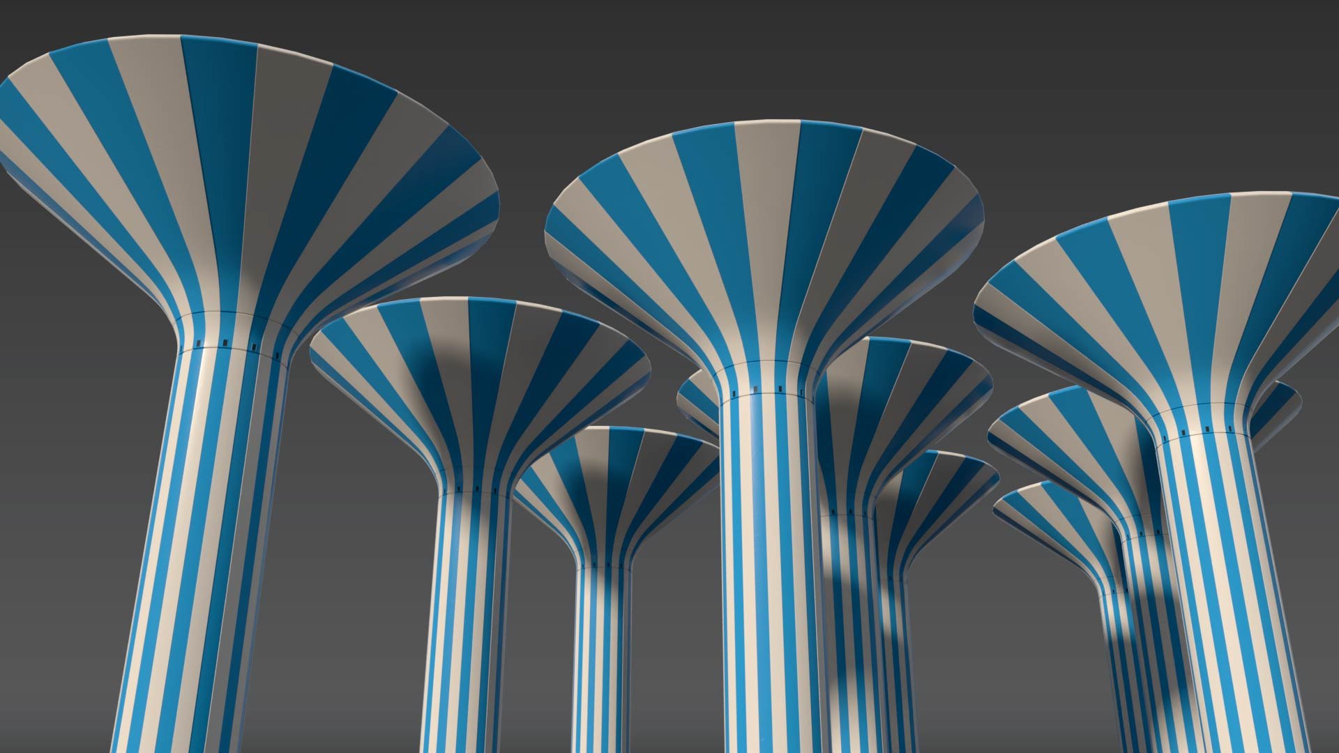 3D Adailiya Water Towers Park Model - TurboSquid 2353114