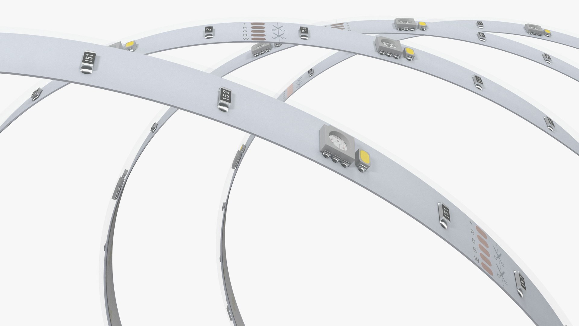 3D Led Strip Light Spiral - TurboSquid 1434225