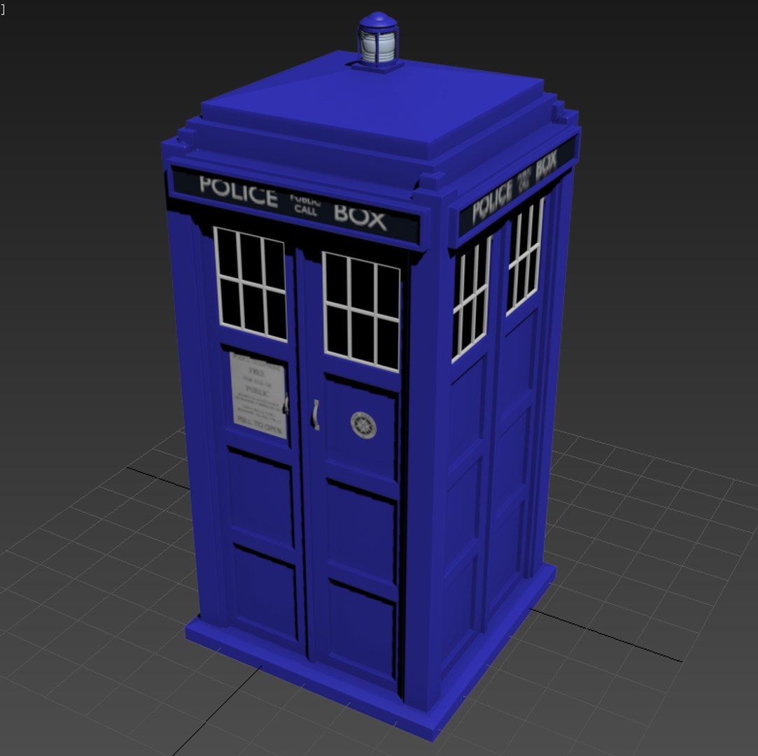 3d Tardis Doctor