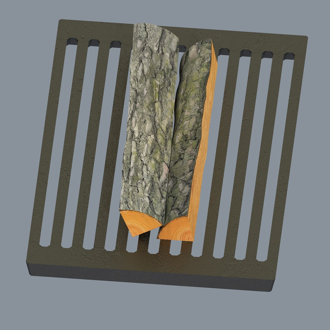 Log Grate 3D Model - TurboSquid 1602398
