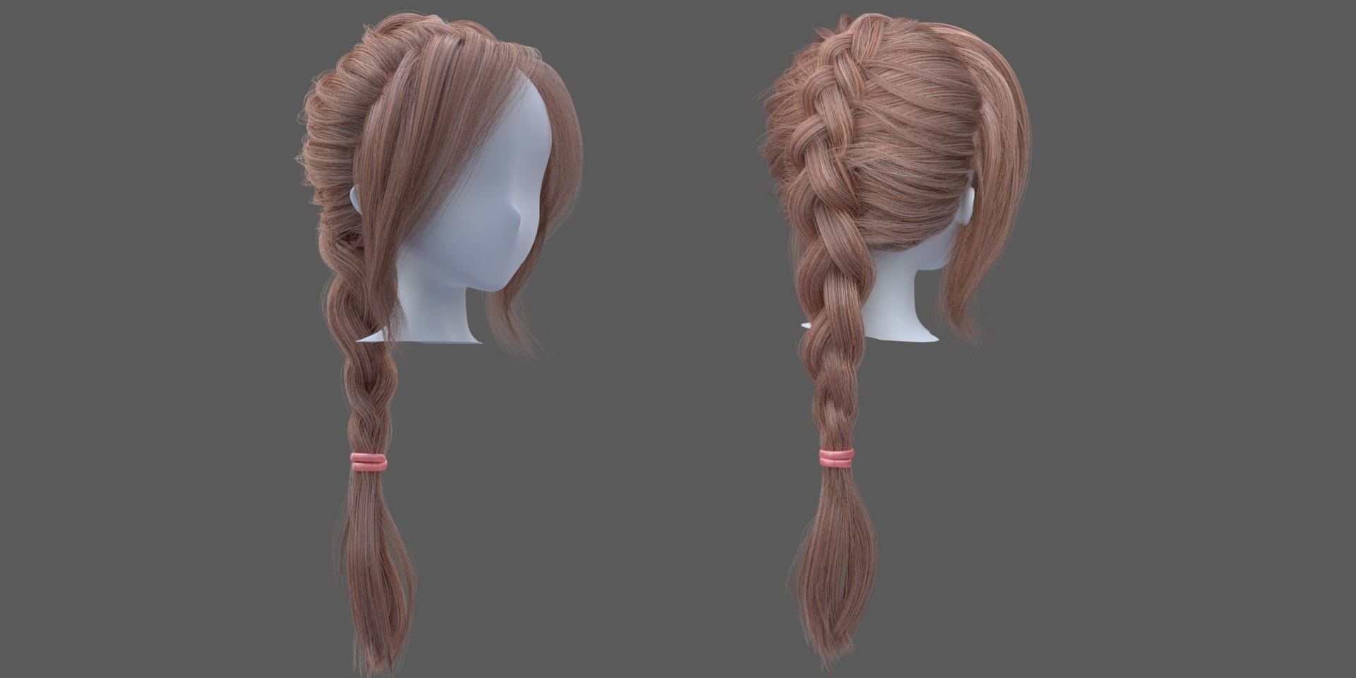 3D Dutch Braid - TurboSquid 2094521