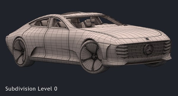 3d model 2015 mercedes-benz iaa concept