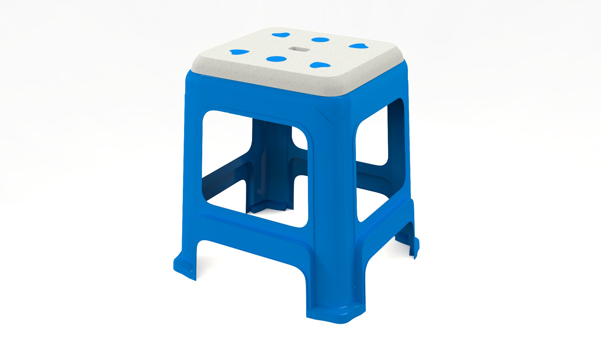 3D Plastic Stool model - TurboSquid 1778053