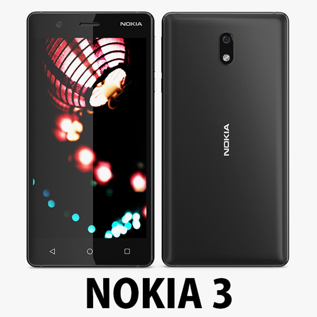 Nokia 3 Model - TurboSquid 1159445