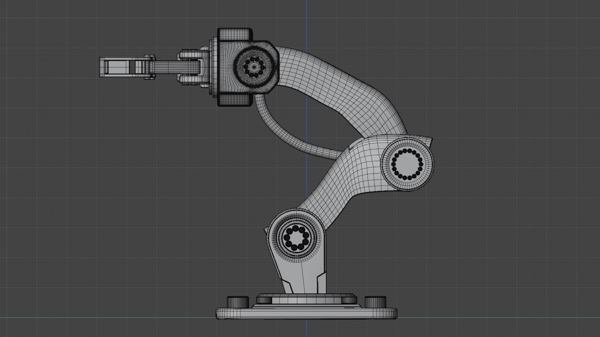 Robot Arm With Steel Gripper 3D Model - TurboSquid 1808963