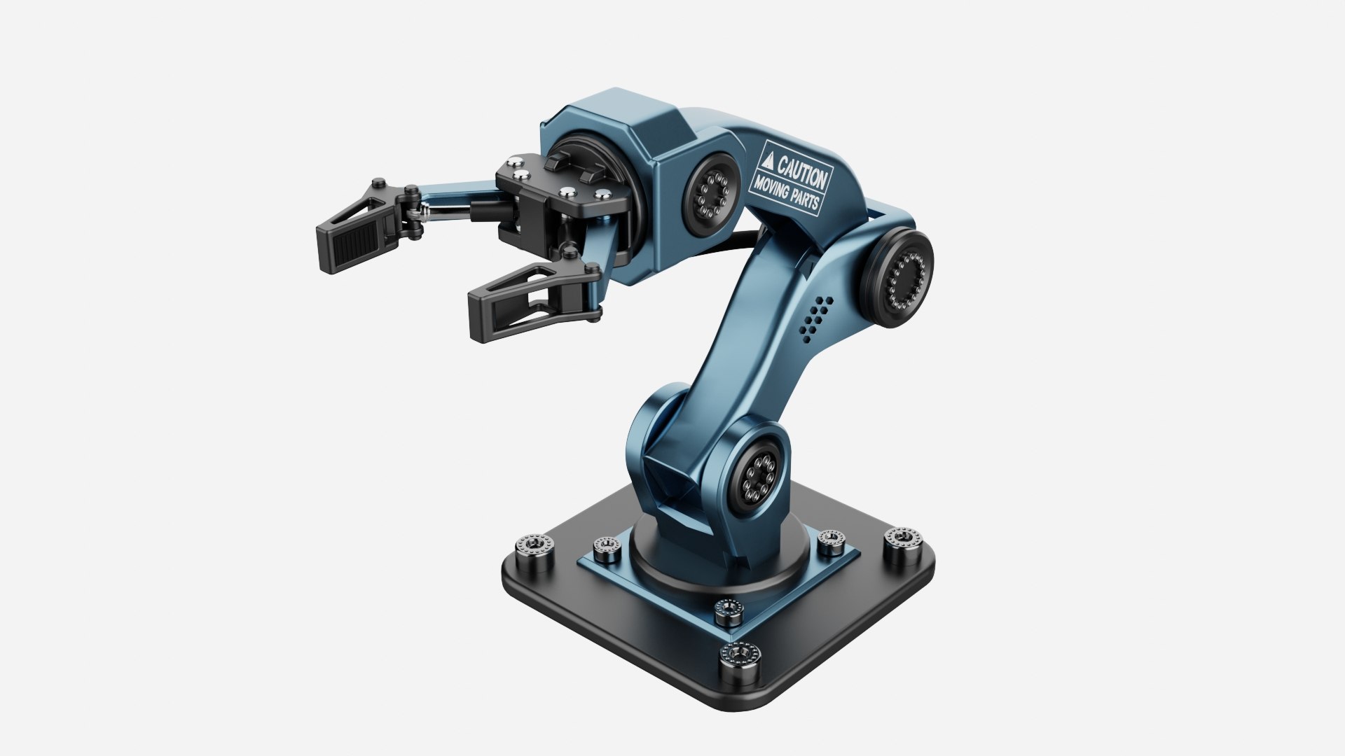 Robot Arm With Steel Gripper 3D Model - TurboSquid 1808963