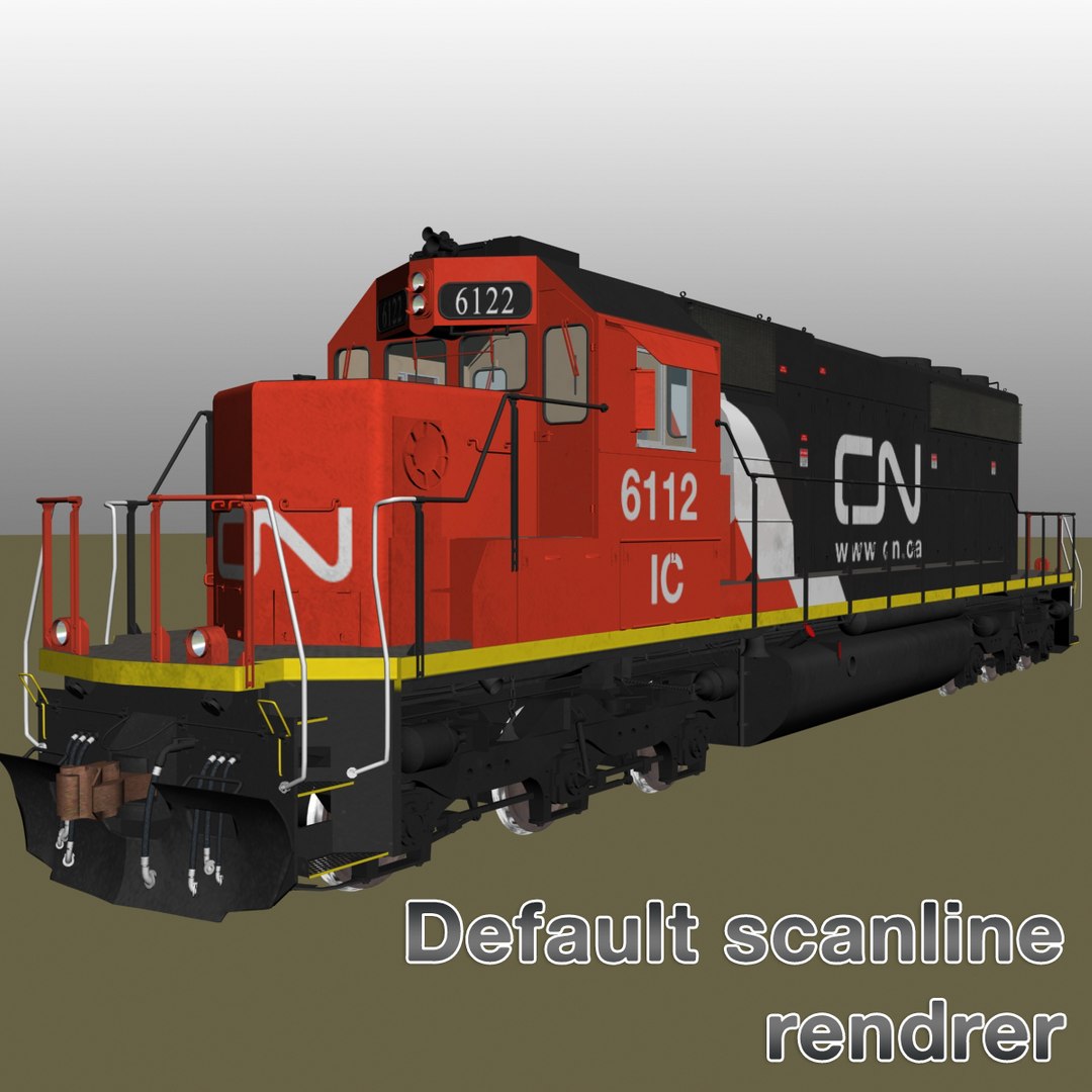 3d Emd Sd40-2 Engines Cn