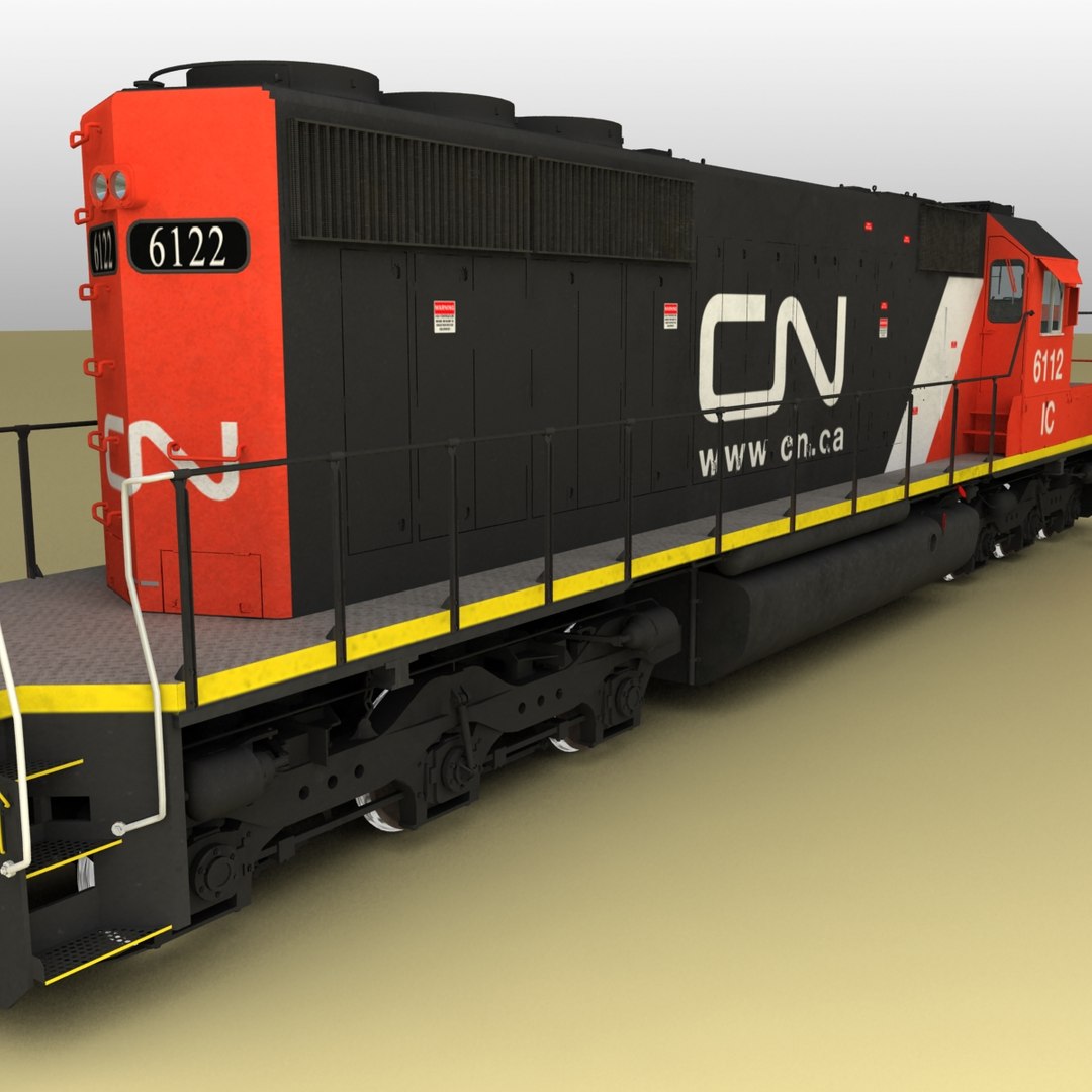 3d Emd Sd40-2 Engines Cn