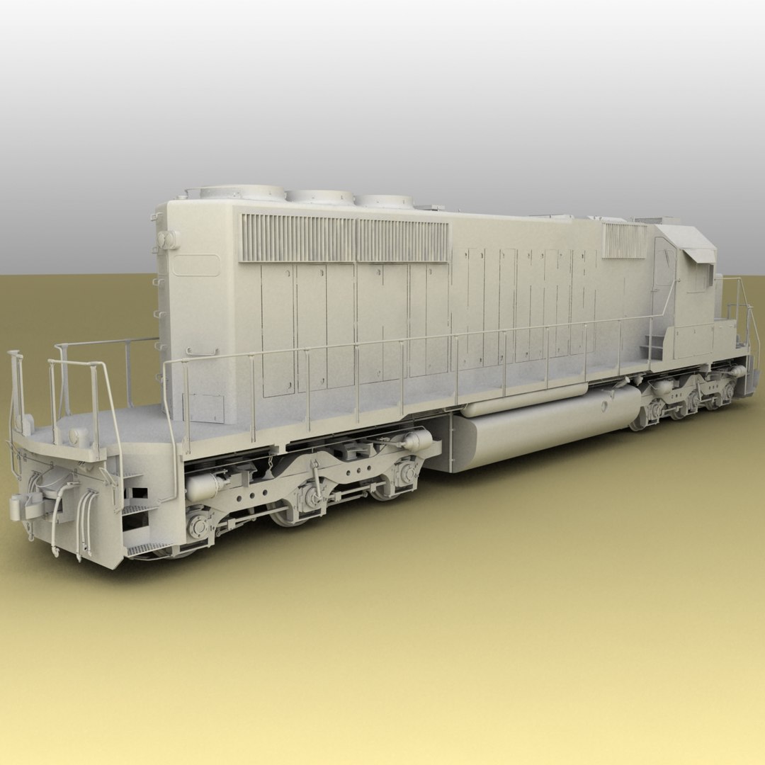 3d Emd Sd40-2 Engines Cn