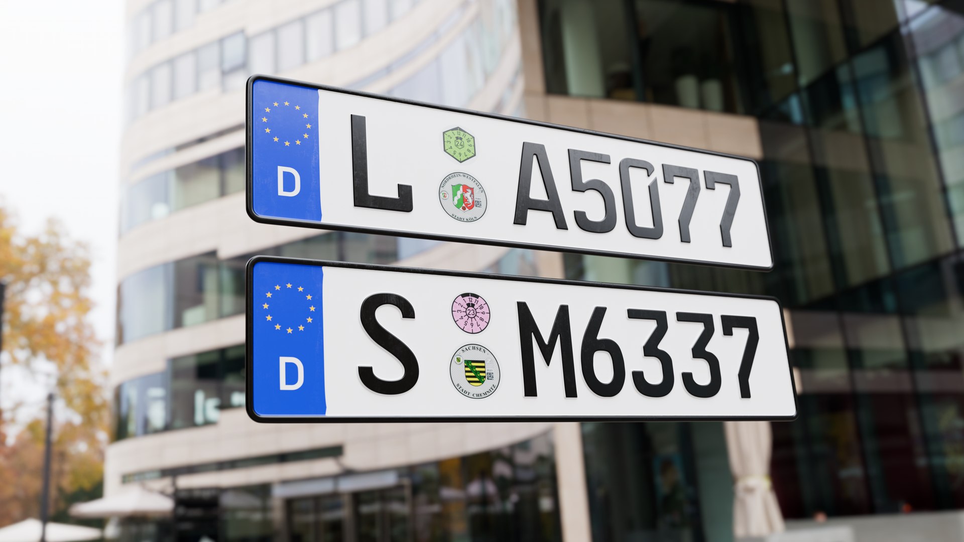 3D German Number Plate - TurboSquid 2357379