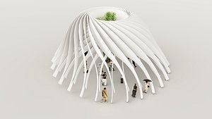 Parametric Pavilion 3D Model - TurboSquid 1457985