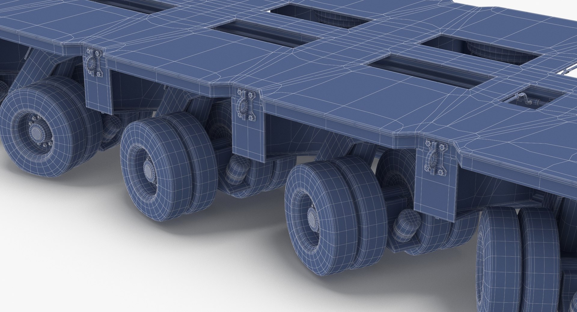 6 Axle Lines Modular Model - TurboSquid 1652234