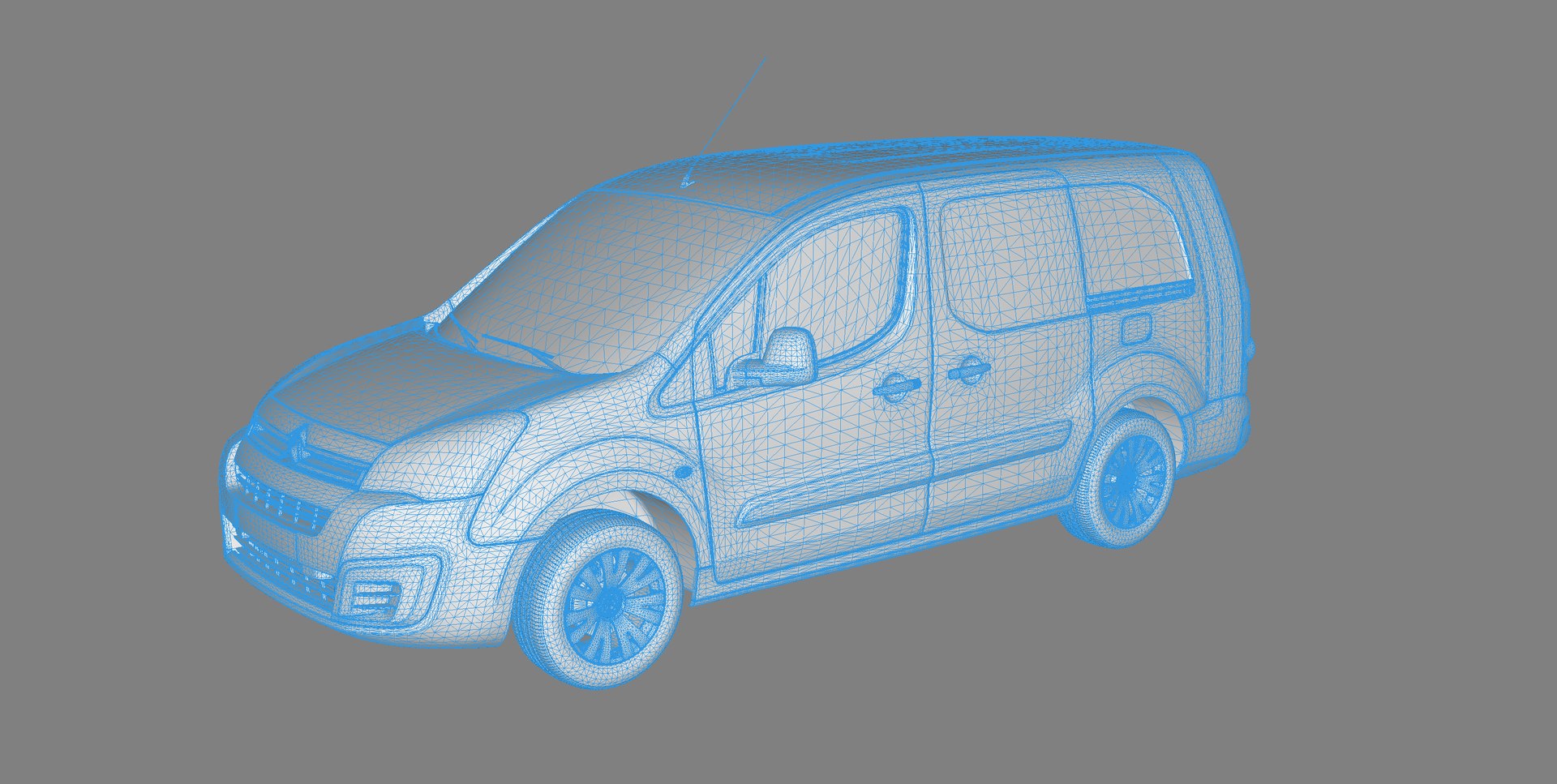 Citroen Berlingo Van L2 2020 Mini Van V002 3D Model - TurboSquid 2300981
