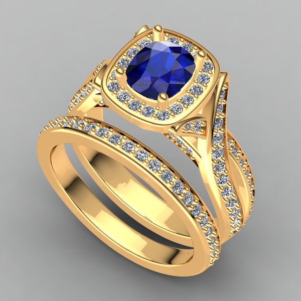 3d model designer ring