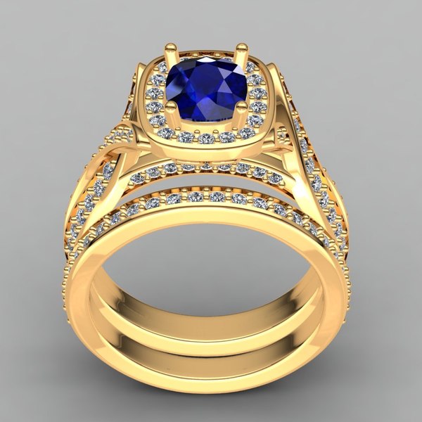 3d model designer ring