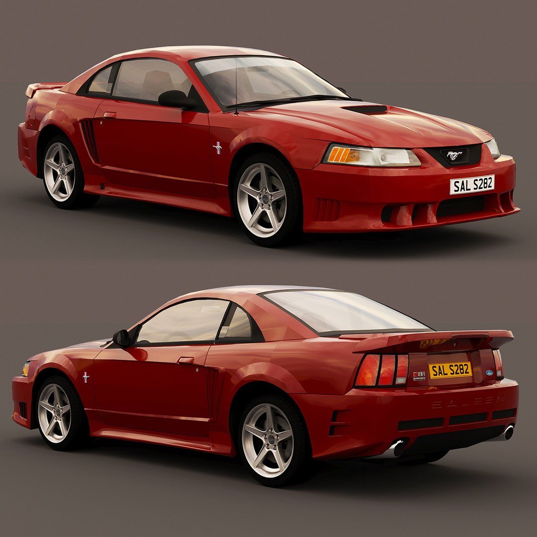 Saleen Mustang S281 2000 3D Model - TurboSquid 2344800