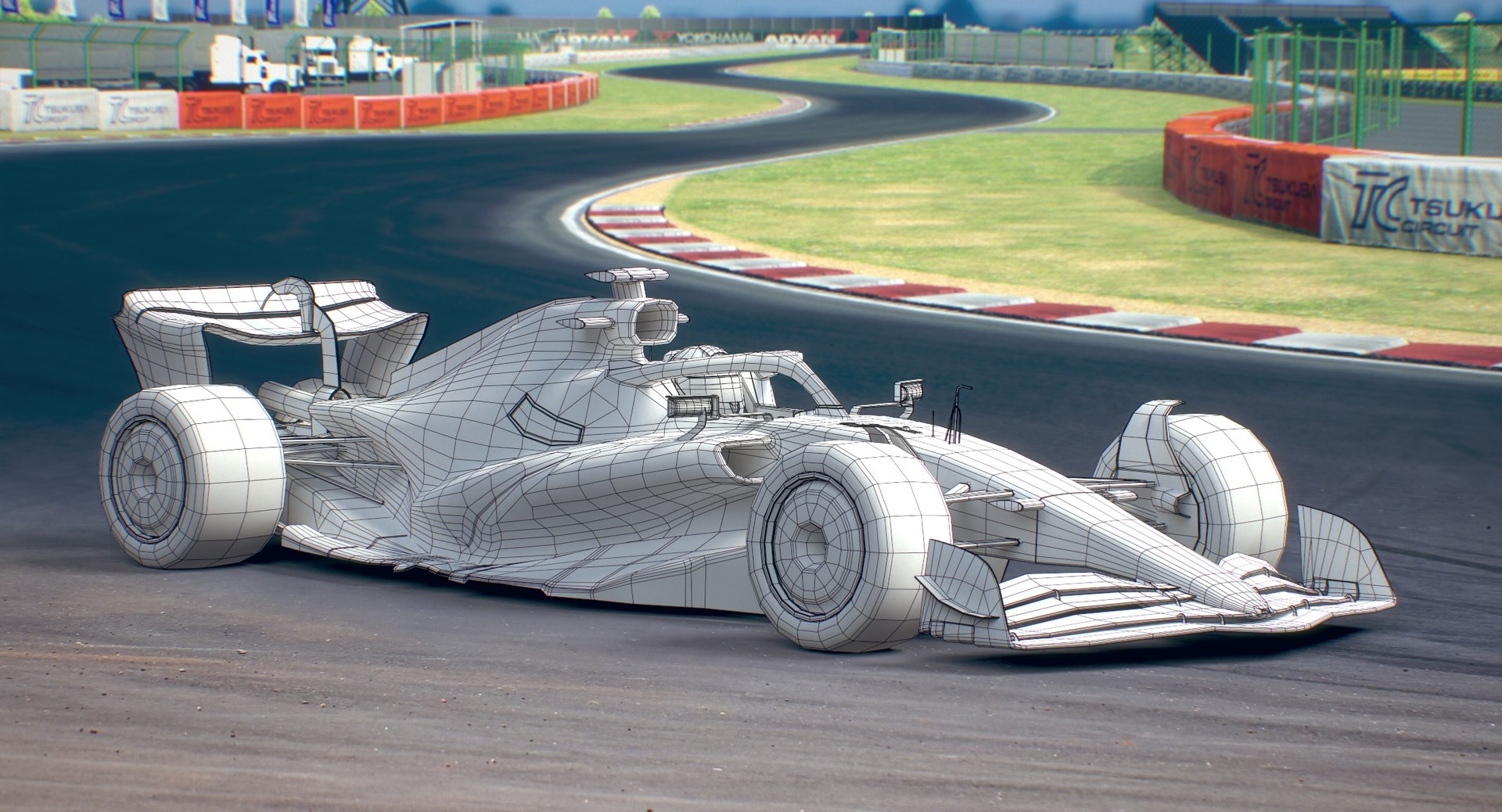3D Grey Cat GC18 F1 2022 Updated Formula 1 Race Car - TurboSquid 1916346