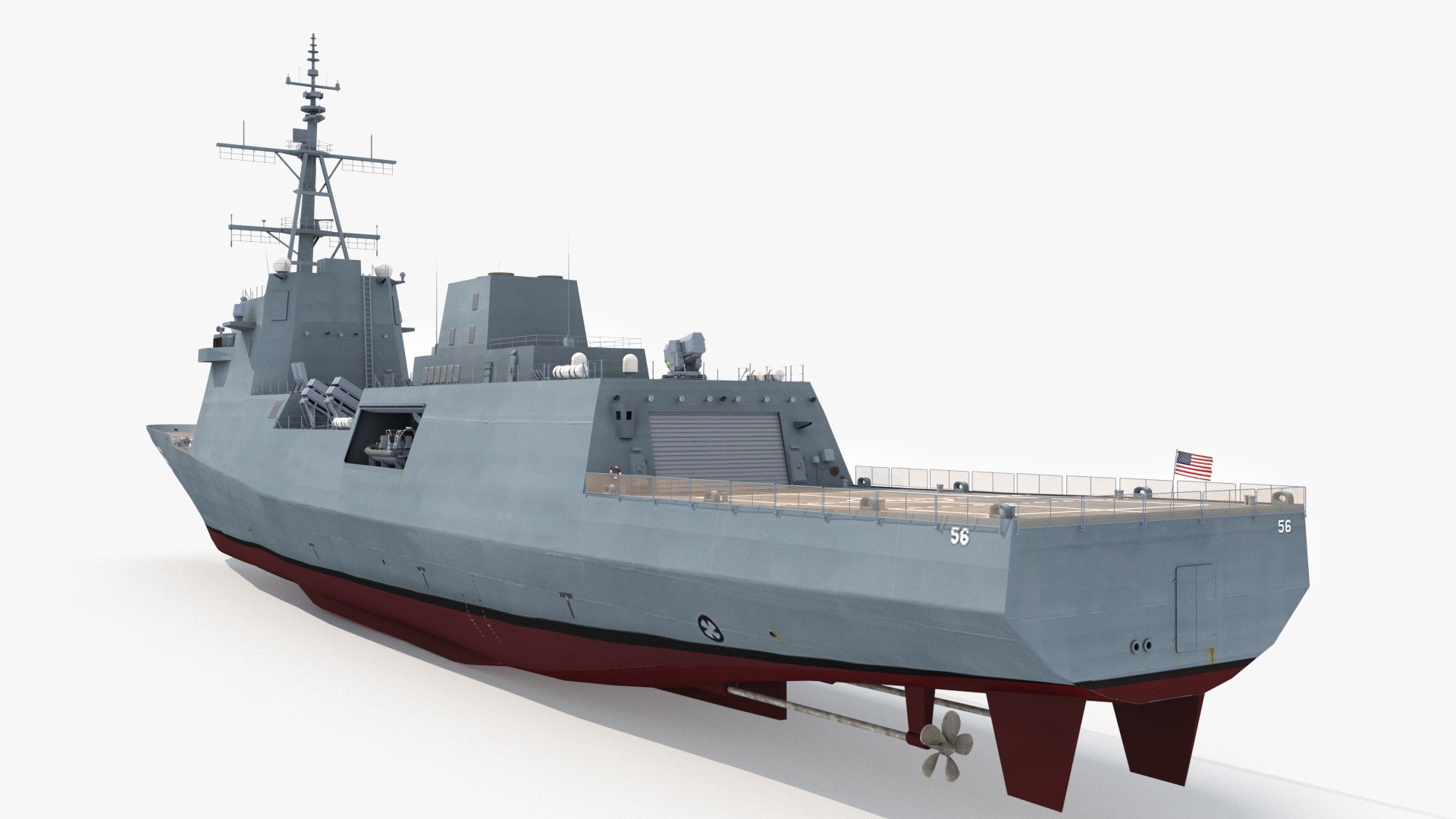 Navy generation frigate ffg 3D - TurboSquid 1569947