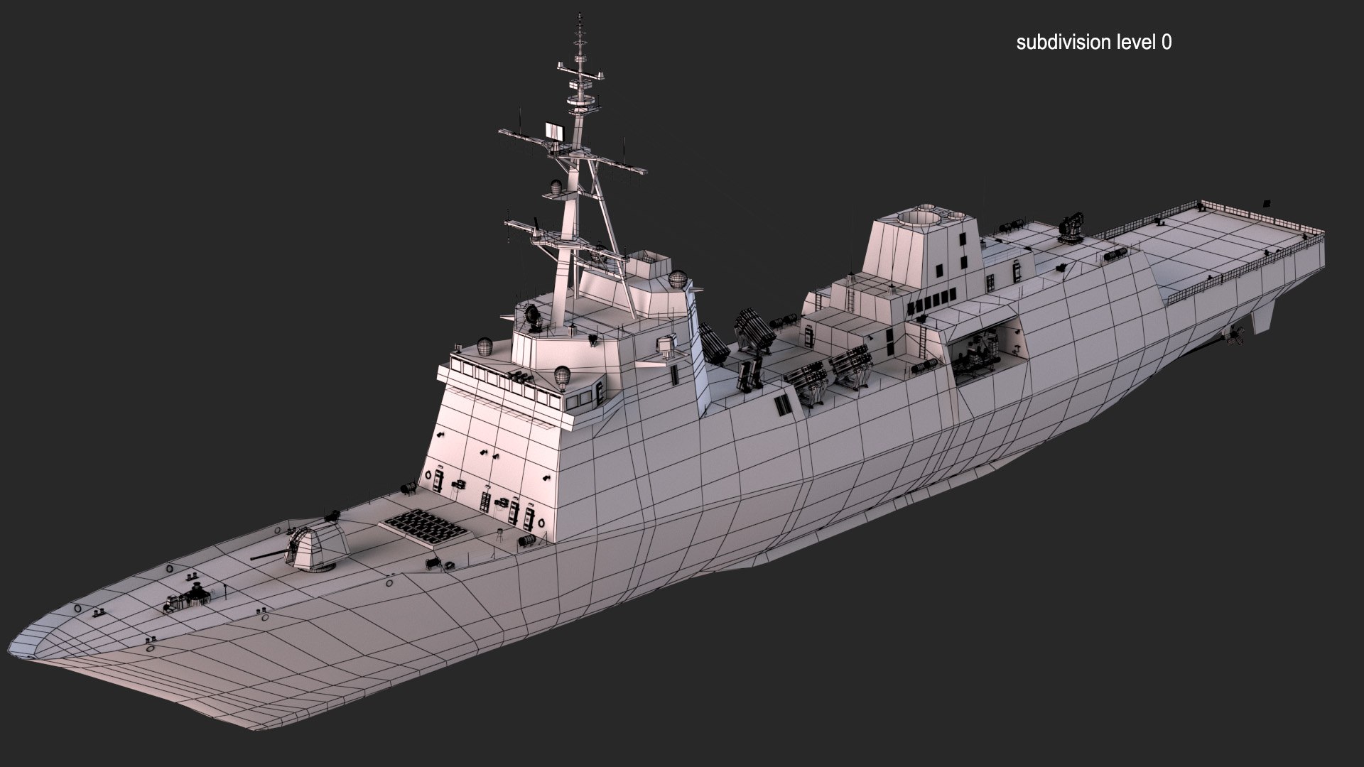 Navy generation frigate ffg 3D - TurboSquid 1569947