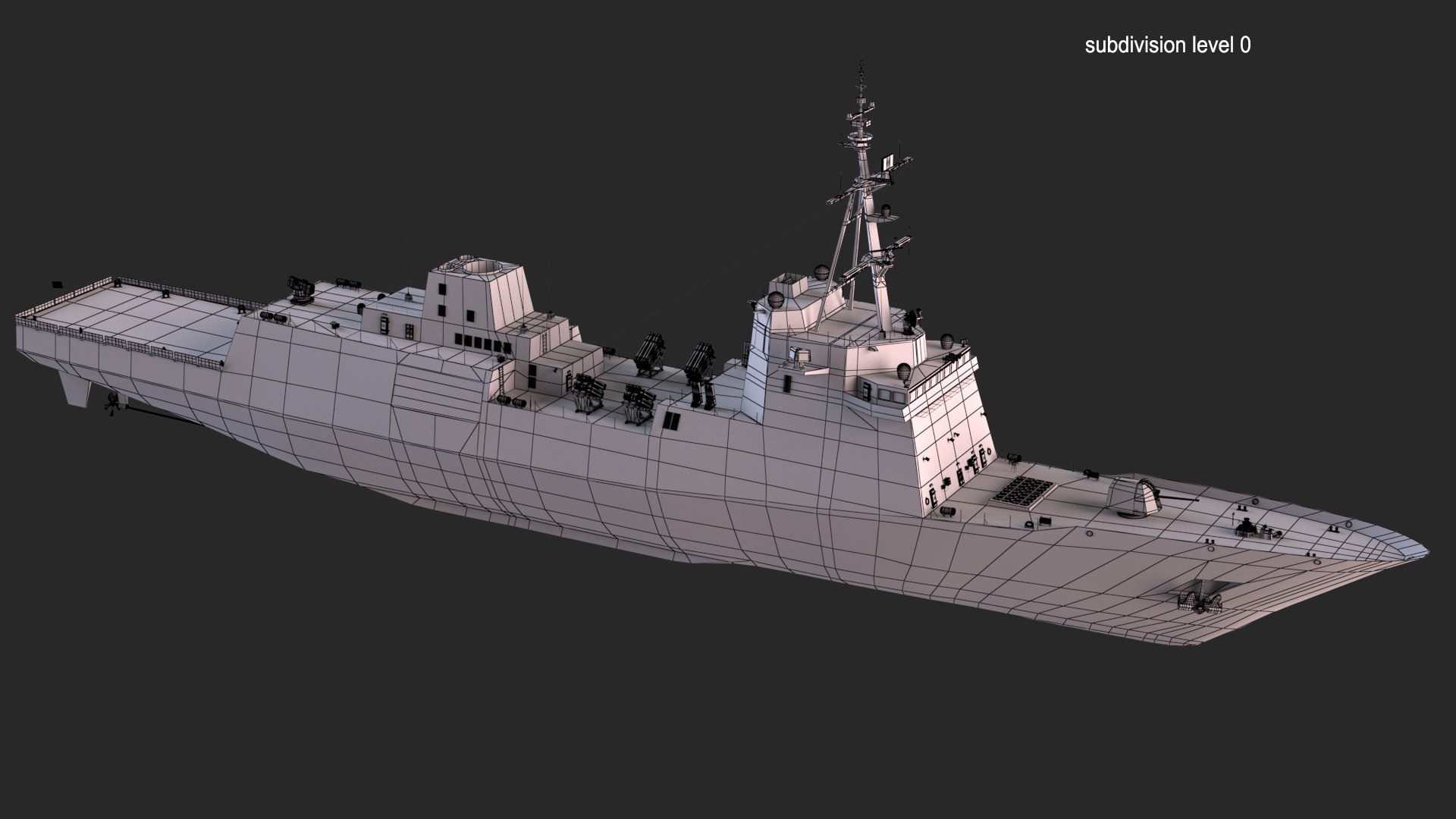 Navy generation frigate ffg 3D - TurboSquid 1569947