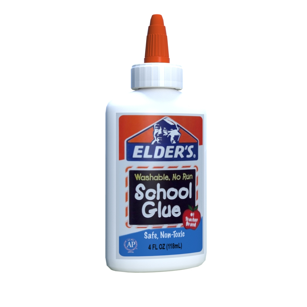 glue 3d model