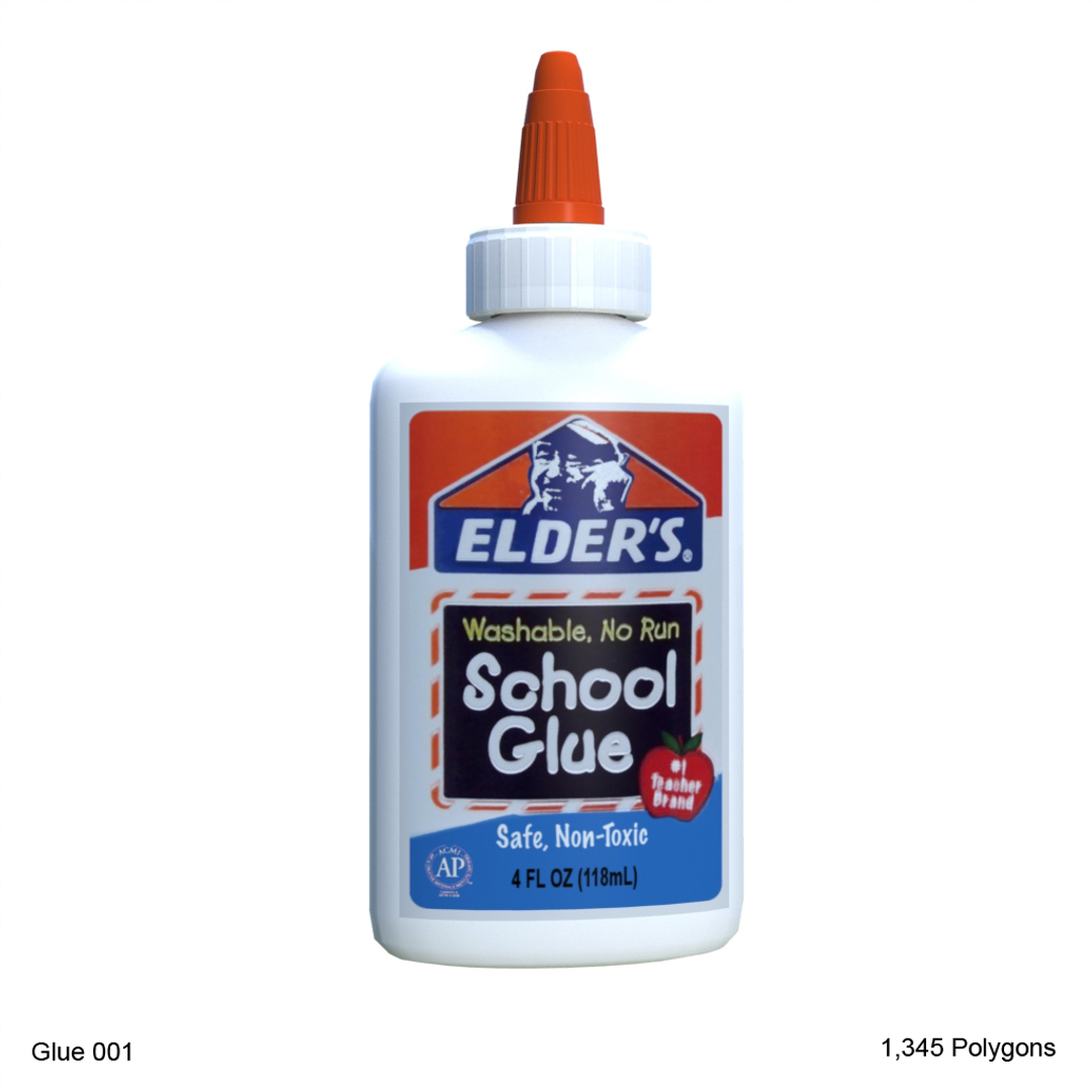 glue 3d model