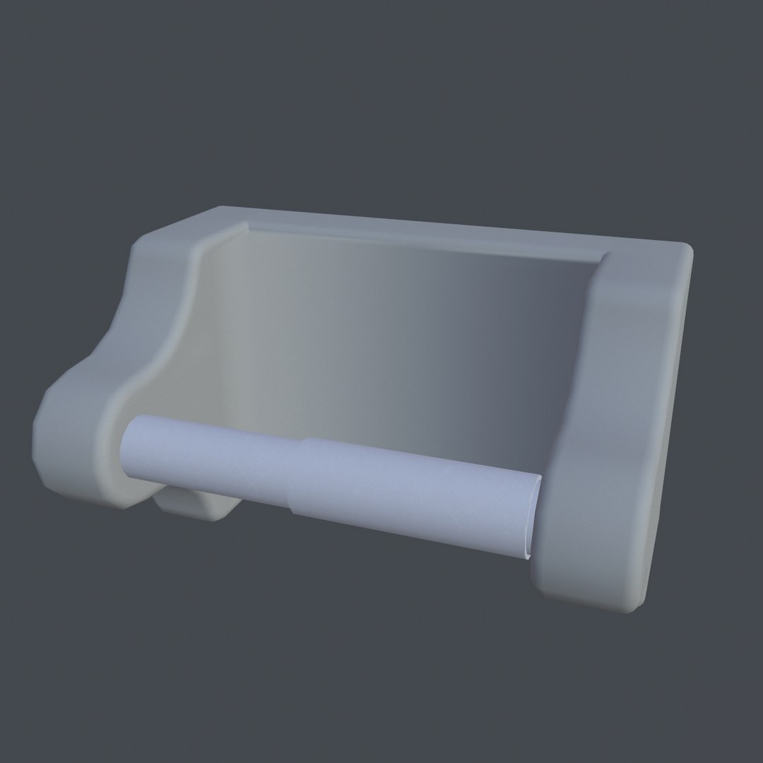 Toilet paper holder 3D model - TurboSquid 1315131