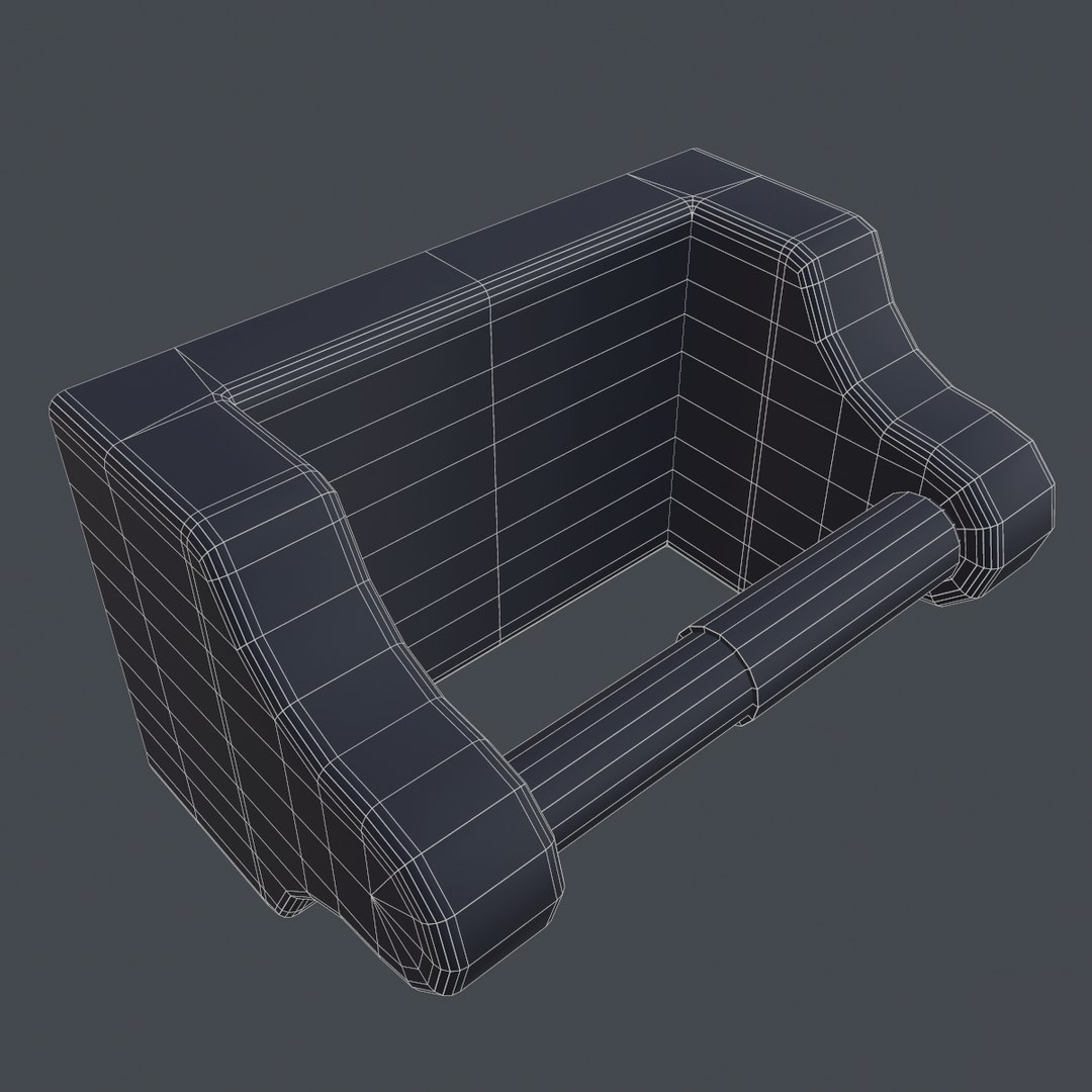 Toilet paper holder 3D model - TurboSquid 1315131