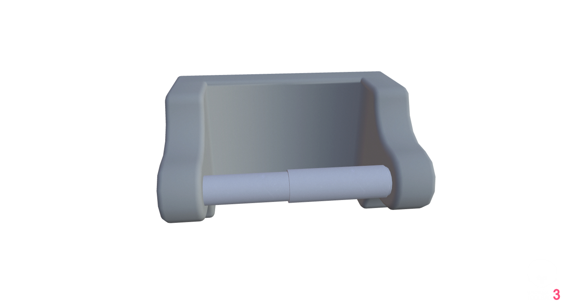Toilet paper holder 3D model - TurboSquid 1315131