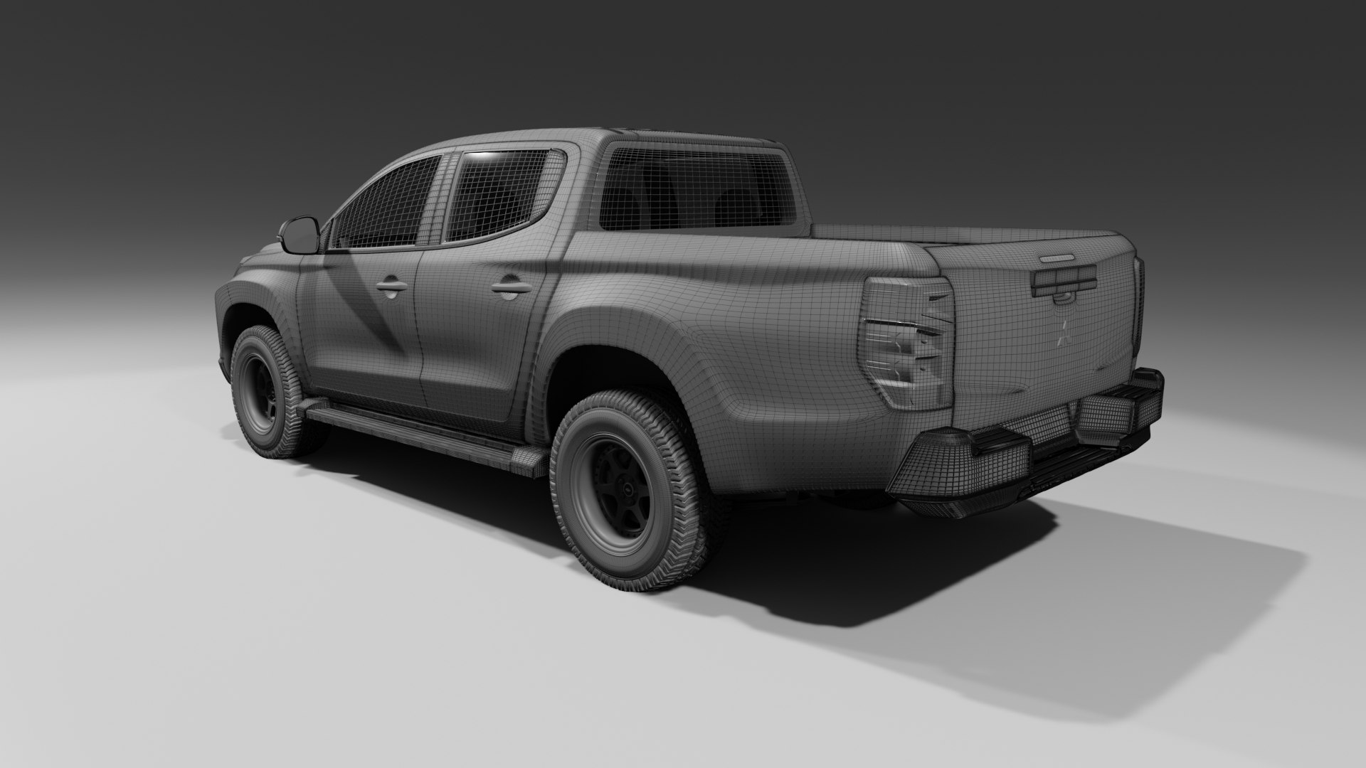 Mitsubishi Triton 2020 3D Model - TurboSquid 1835292