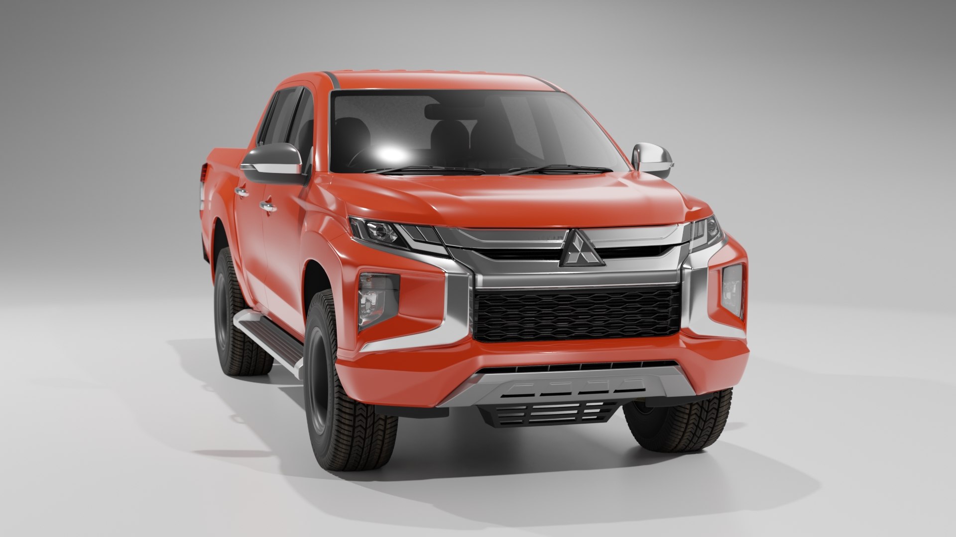 Mitsubishi Triton 2020 3D Model - TurboSquid 1835292