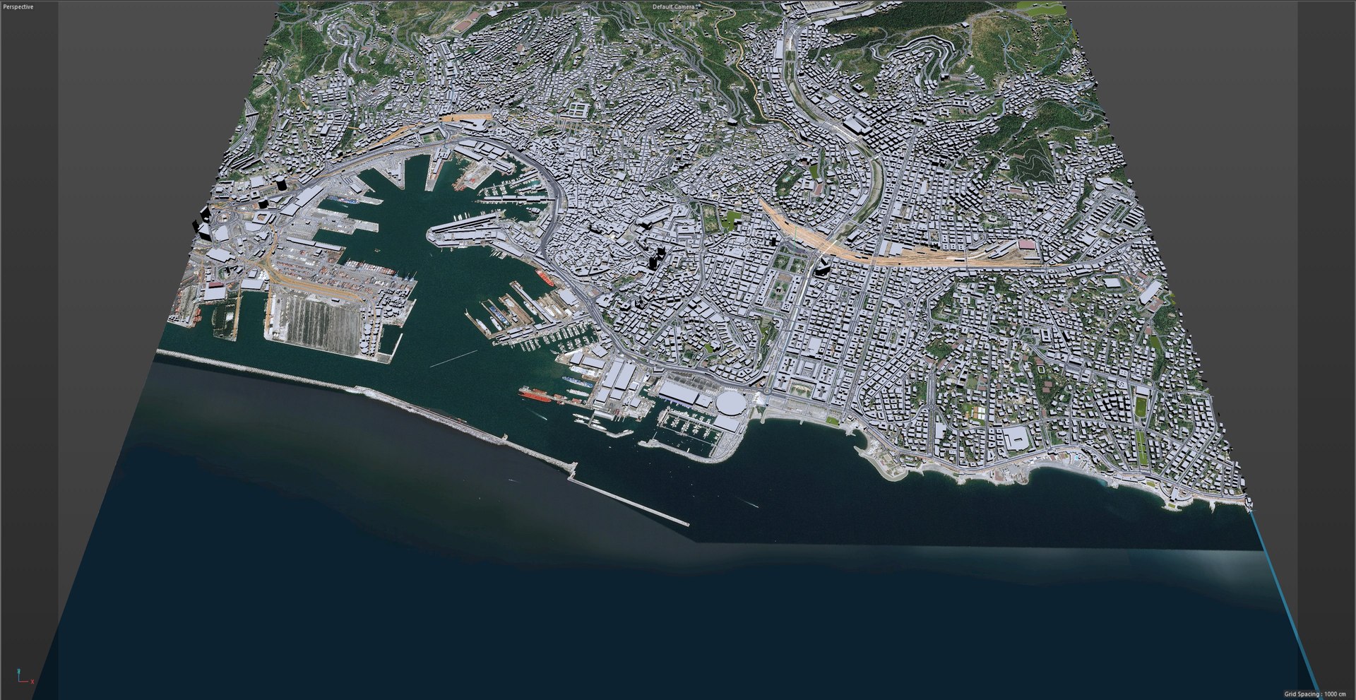 Genoa Downtown Italy 3D Model - TurboSquid 1988936