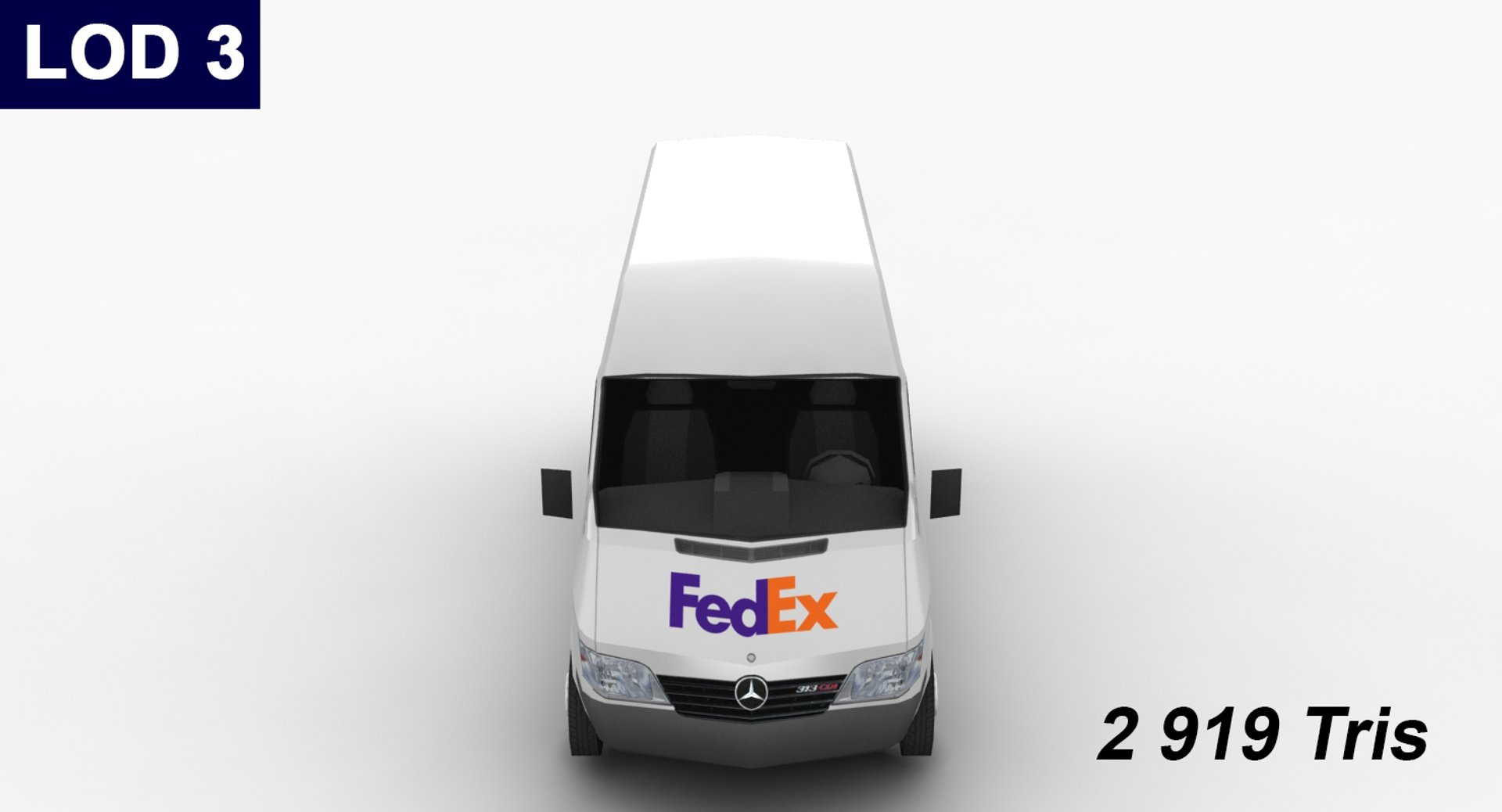 Fedex Mercedes Van