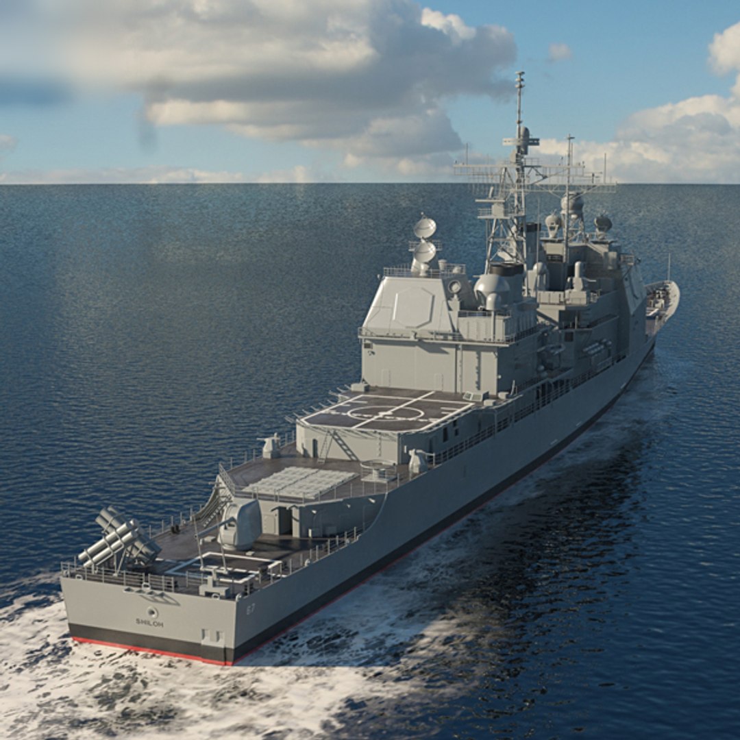 3D Ticonderoga Ticonderoga-class Class - TurboSquid 1402608